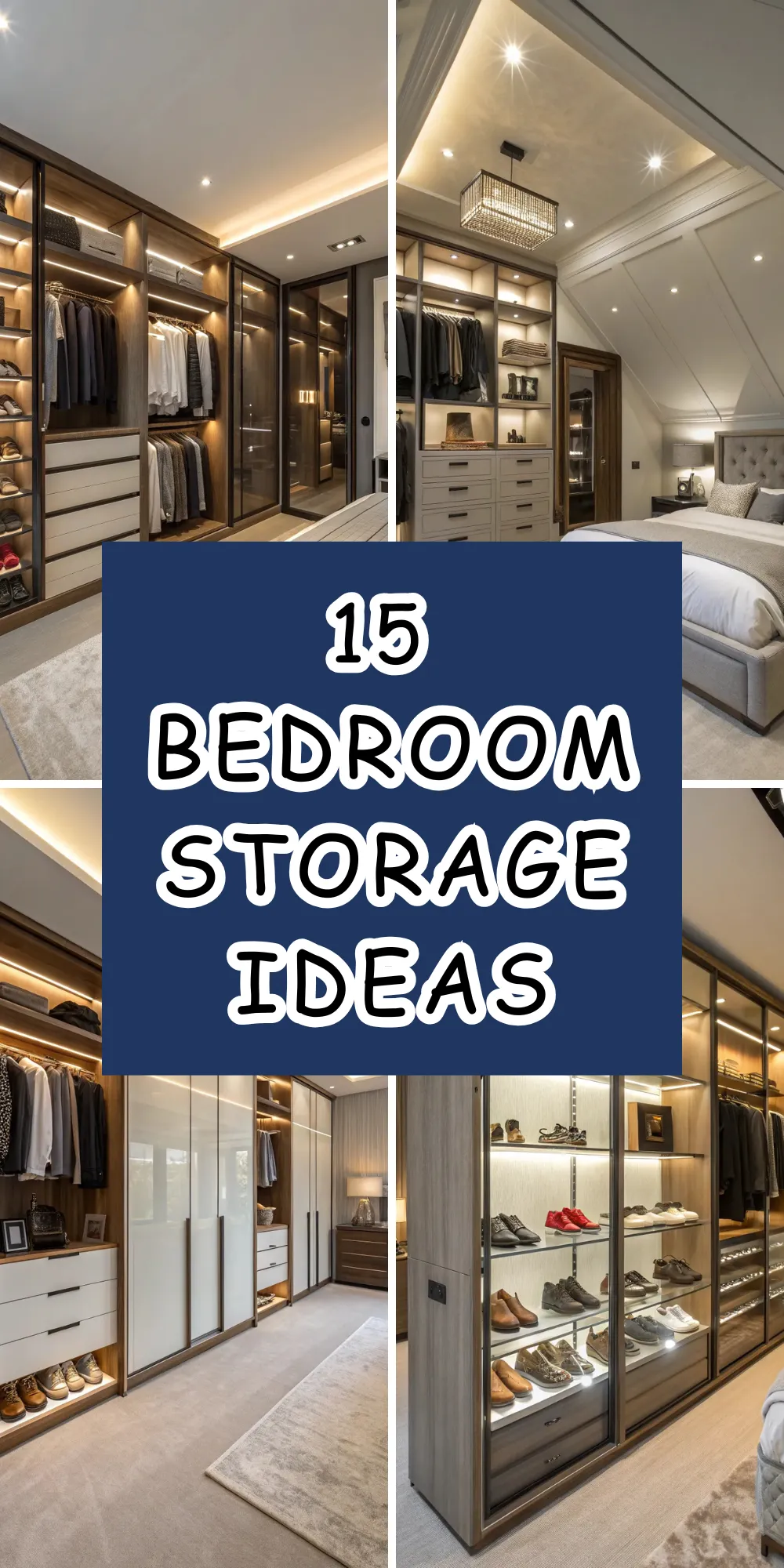 15 Bedroom Storage Ideas: Modern and Luxurious