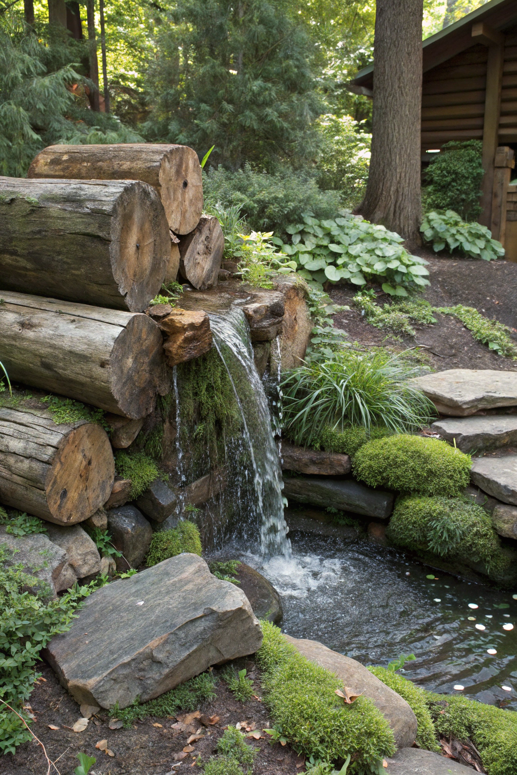 13 Small Garden Waterfall Ideas to Bring Peace and Charm Outdoors
