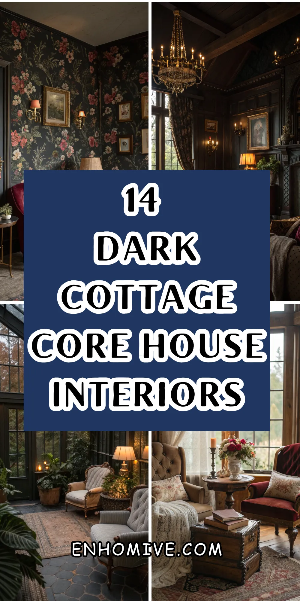 14 Dark Cottagecore House Interiors for a Moody Nostalgic Space