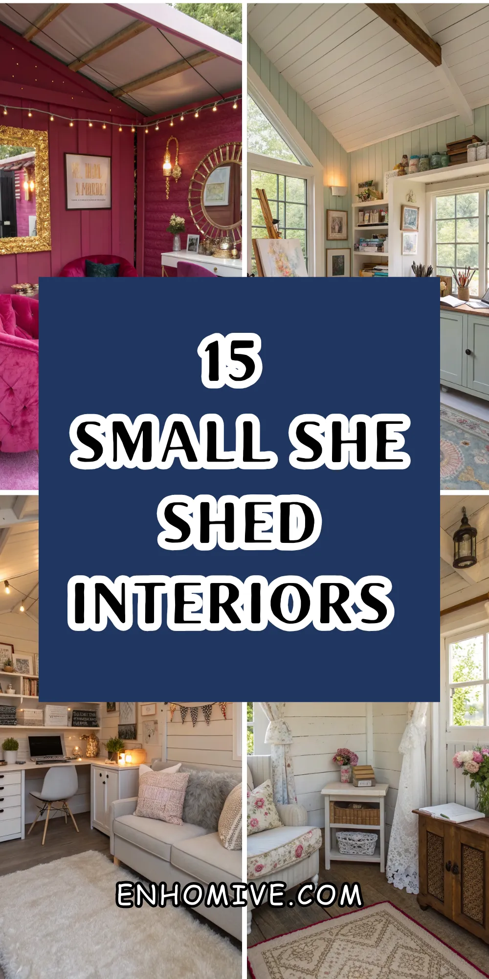 15 Small She Shed Interiors Unleashing Cozy Creativity