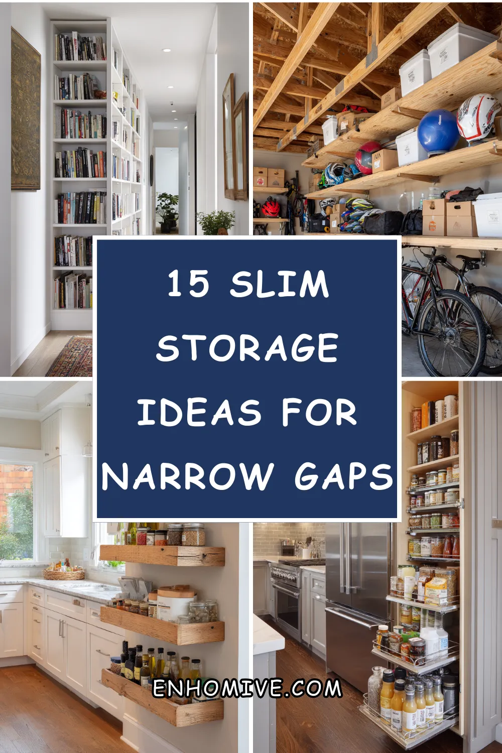 15 Slim Storage Ideas for Narrow Gaps